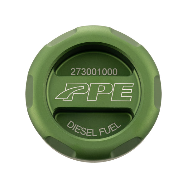 RAM EcoDiesel Green Aluminum Fuel Cap, Magnetic Anodized Green Billet ...