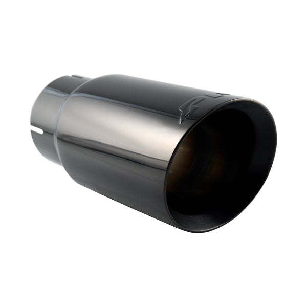 304 STAINLESS STEEL EXHAUST TIP 4-INCH TO 5-INCH Dual Wall Rolled Edge ...