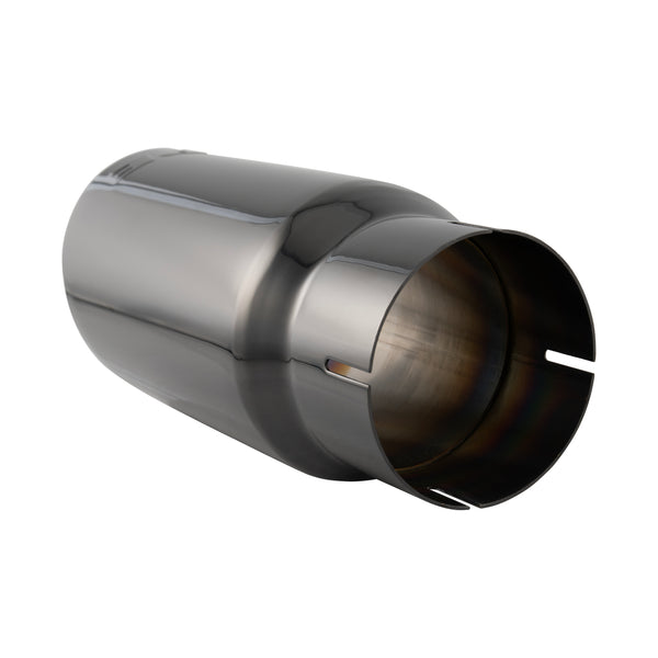 304 STAINLESS STEEL EXHAUST TIP 4-INCH TO 5-INCH Dual Wall Rolled Edge ...