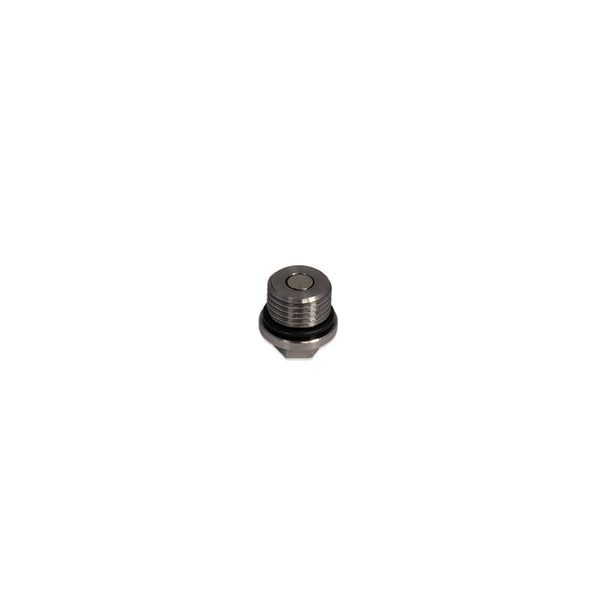 '-6 AN (9/16"-18) Stainless Steel ORB Plug with Neodymium Magnet ...